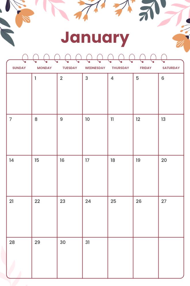 Monthly Schedule Planner Templates - Customizable | Download